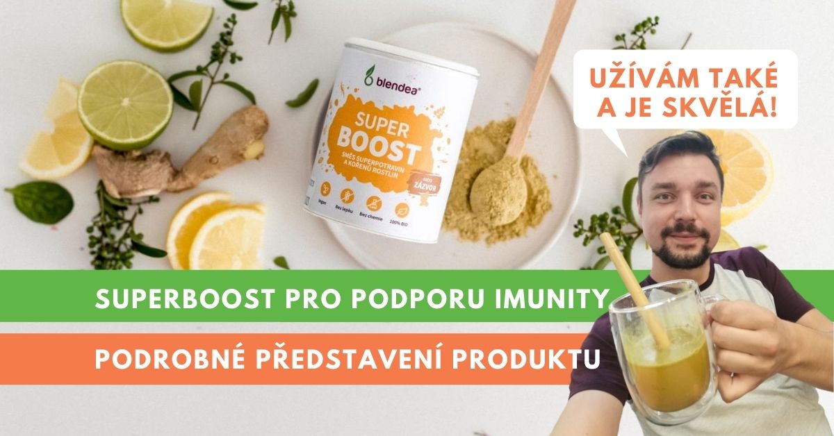 Blendea SUPERBOOST přirozeně podpoří imunitu, sníží zánět a ještě si ...